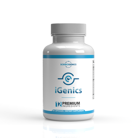 iGenics Eye Vitamins AREDs 2 Lutein 20mg, Zeaxanthin, Bilberry Extract ...